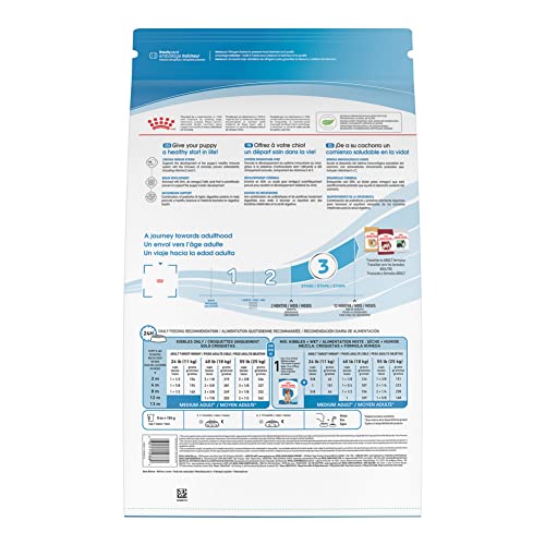 Royal Canin Medium Puppy Dry Dog Food, 17 lb bag