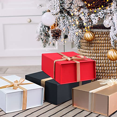 LIFELUM Magnetic 13 x 10 x 5 inch Extra Large Gift Box with Lids for Presents Valentine's Day Contains Card, Ribbon, Shredded Paper Filler for Gift Packaging (1 Pcs)