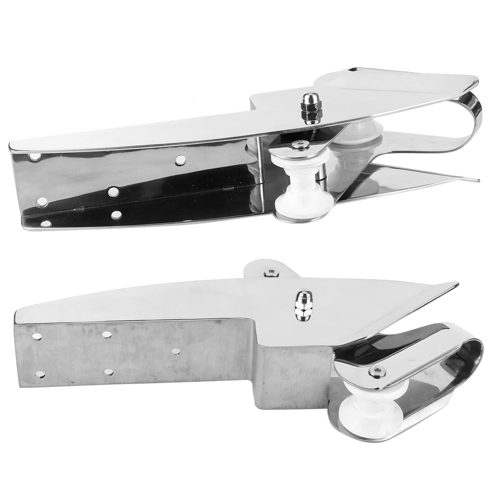 Boat Bow Anchor Roller Self Launching Heavy Duty 316 Stainless Steel 7.5‑15KG (420mm/16.5in) for Marine Ship Hardware Accessory