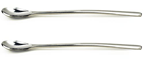 RSVP Endurance Tiny Salt and Condiment Spoon Polished Stainless Steel (2-Pack)