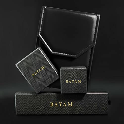 BAYAM 2 1/2" Saint Lazarus Jesus Pendant Diamond Cut Real 10K Yellow White Gold