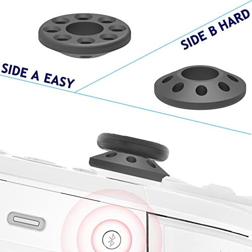 Murciful Silicone Soft Precision Rings Aim Assist Rings Motion Control Compatible with Playstation 5,Playstation 4,Xbox, Xbox one,Xbox Series X,Pc Gamepads,Power A(5 Black 5 White 5 red 5 Green)