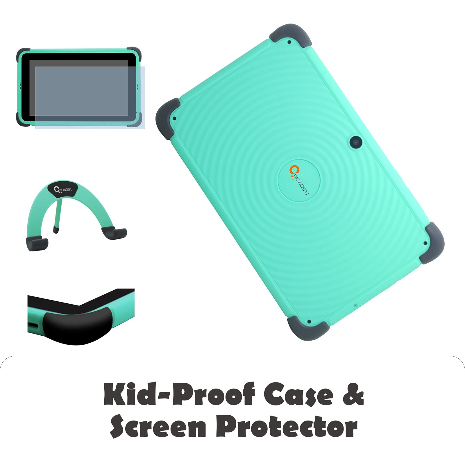 CWOWDEFU 8 HD Kids Pro Tablet Android 11 Tablet PC 2023 New Children's Tablet 32GB Kids Learning Tabletas Touchscreen Tablet for Kids (Green)