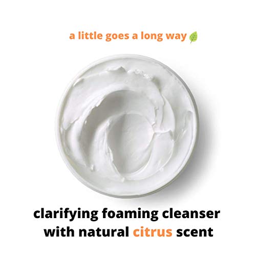 Nabia Plant-based Natural Face Wash with Vitamin C: Gentle and Clean Revitalizing Cleanser, 5.07 Fl Oz