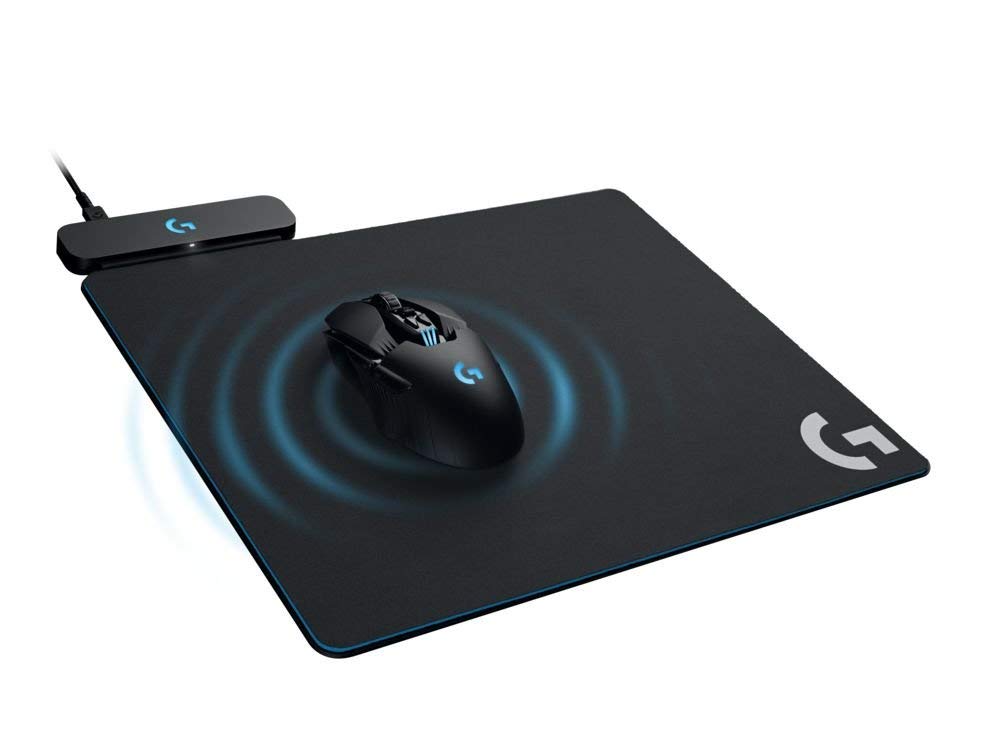 LogitechG PowerPlay Wireless Charging Mouse Pad, Compatible with G Pro/ G903/ G703/ G502 Lightspeed Gaming Mice - Black (Renewed)