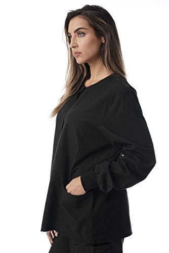 Just Love Womens Solid Jacket 4501-BLK-M Black