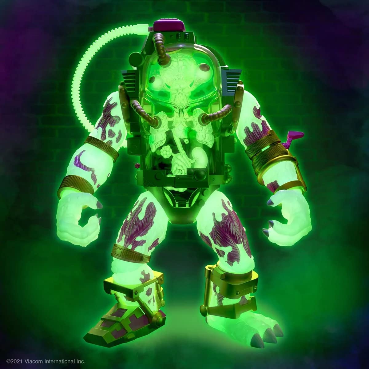 Super7 Exclusive TMNT Teenage Mutant Ninja Turtle Ultimates Glow in The Dark Mutagen Man 7β Figure