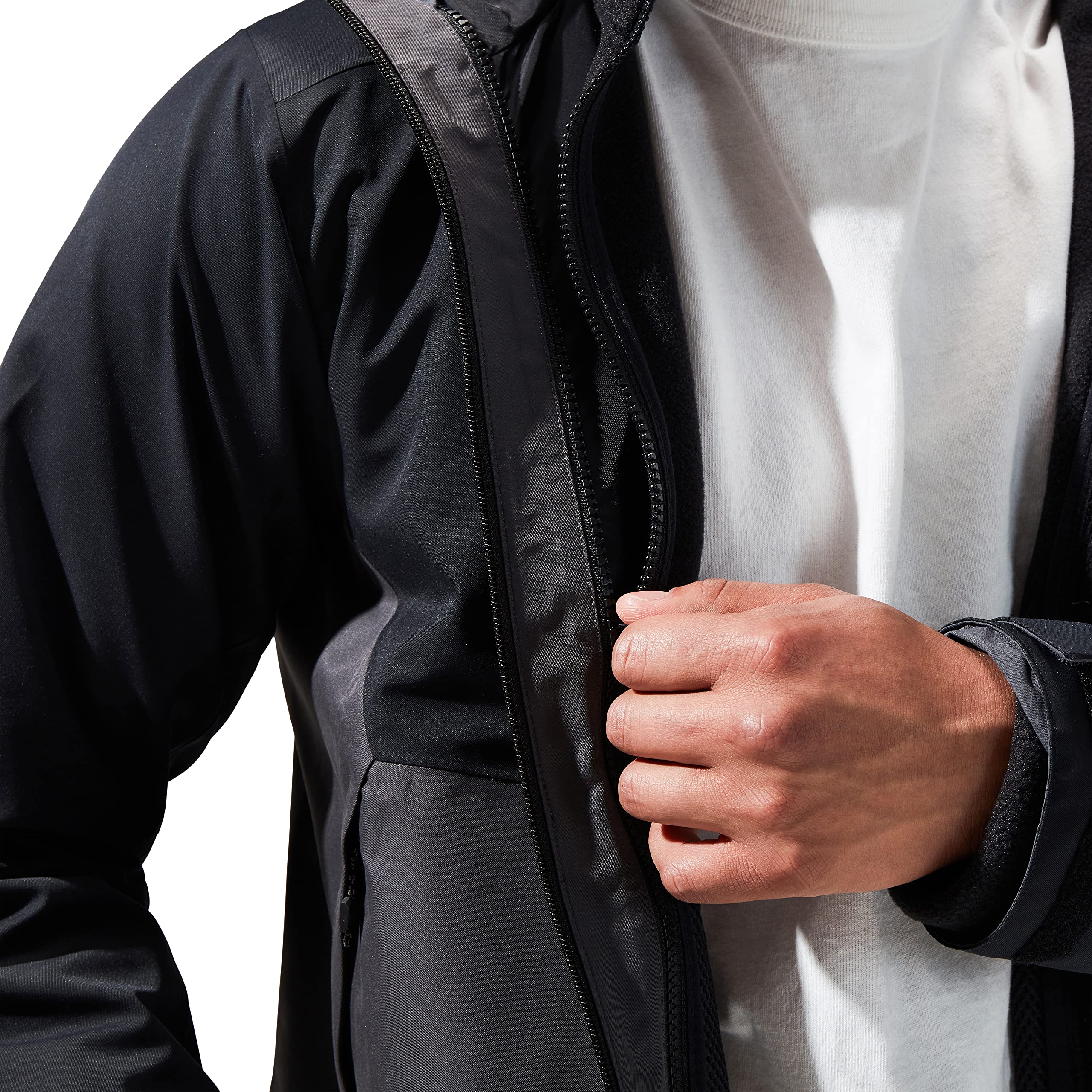 Berghaus Men's Prism Polartec Fleece Interactive Jacket, Black/Black, M