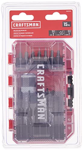 CRAFTSMAN Drill Bit Set, 15 Pieces (CMAF1215)