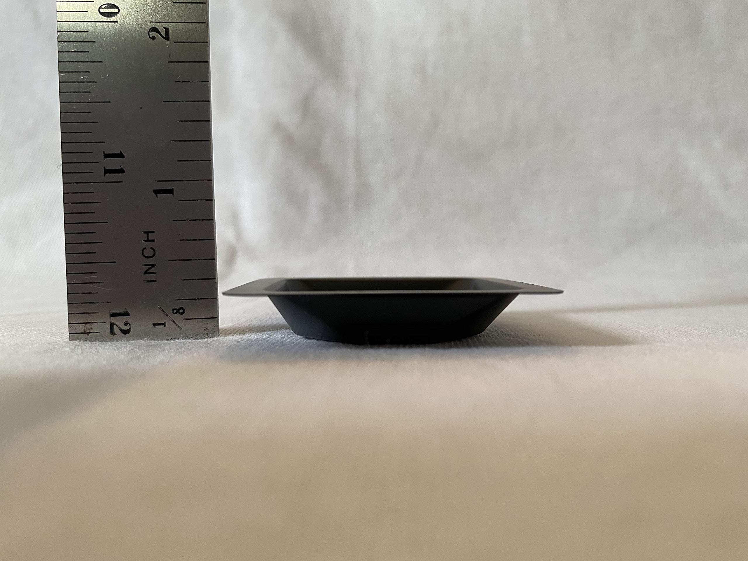 Standard Weighing Boats, W-S46-BK-50, 46mm, Small, Black, Pack of 50