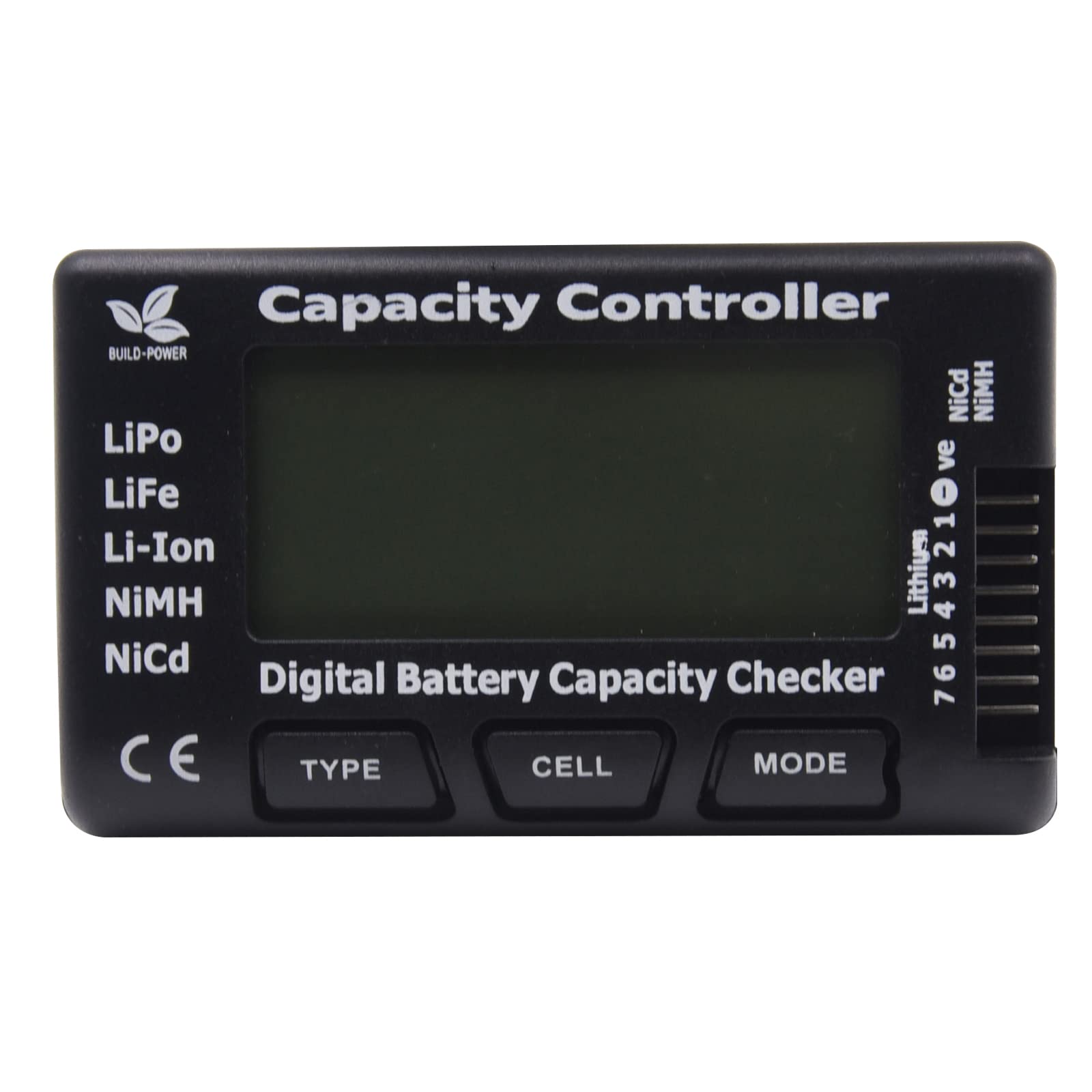 Blomiky 5 in 1 Lipo Li-ion Life NiCd NiMH Battery Cell Capacity Percentage Checker Voltage Tester Battery Balancer Cell Meter 7