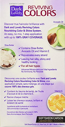 SoftSheen-Carson Dark and Lovely Reviving Colors Nourishing Color & Shine, Radiant Black 391