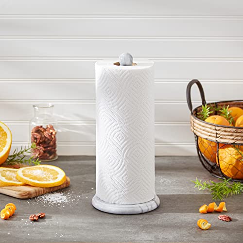 RSVP International Kitchen Collection Countertop Paper Towel Holder, Marble 5.13 x 12.75
