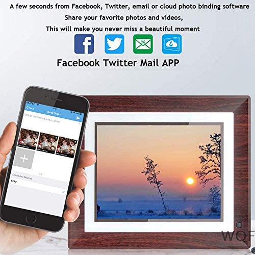 Doinneckry 9.1 Inch WiFi Digital Photo Frame, Electronic Album Display Stand, Wall Mounted Advertising Machine, Video Player, Android 8.1 Operating System