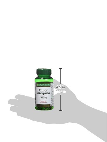Nature's Bounty Oil of Oregano 1500 mg 90 Liquid Softgels (Packaging May Vary)