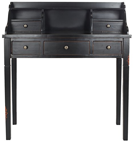 Safavieh American Homes Collection Landon Distressed Black Writing Desk