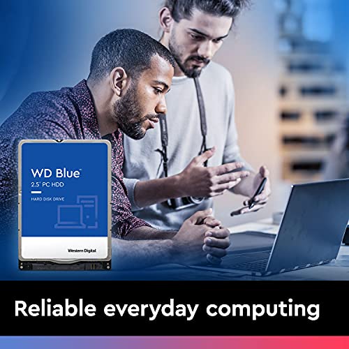 Western Digital 1TB WD Blue Mobile Hard Drive HDD - 5400 RPM, SATA 6 Gb/s, 128 MB Cache, 2.5" - WD10SPZX
