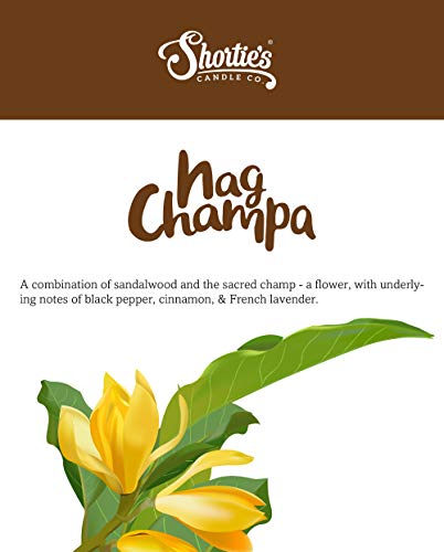 Nag Champa Highly Scented Natural 3 Wick Candle, Essential Fragrance Oils, 100% Soy, Phthalate & Paraben Free, Clean Burning, 14.5 Oz.