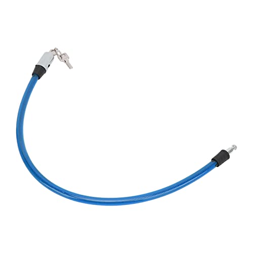 Cable Lock, Bike Cable Portable Size Durable Material for Bike for Gate for Motorcycle(Blue)