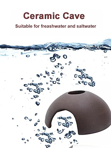 Saim Aquarium Decoration Ornaments Ceramics Hideout for Fishes Shrimps Breeding Hiding Spots