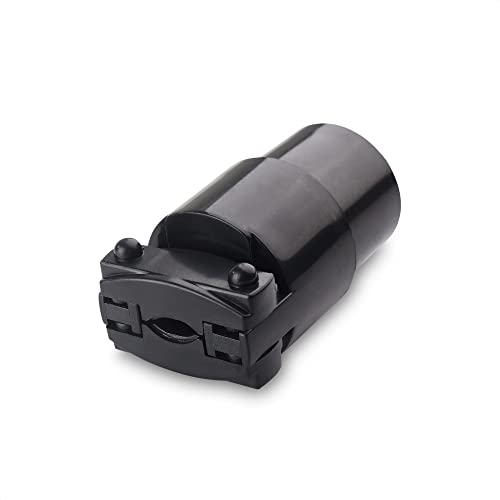 Cable Matters 3-Pack 3 Prong Replacement Connector (2 Pole 3 Wire NEMA 5-15R Straight Blade Electrical Receptacle) in Black