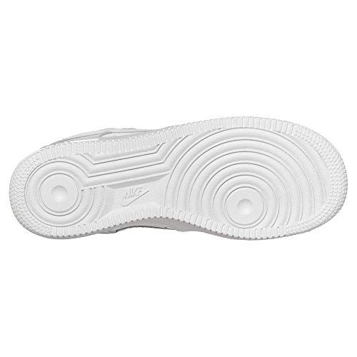 Nike Air Force 1, White/White, 6 US Unisex Little Kid