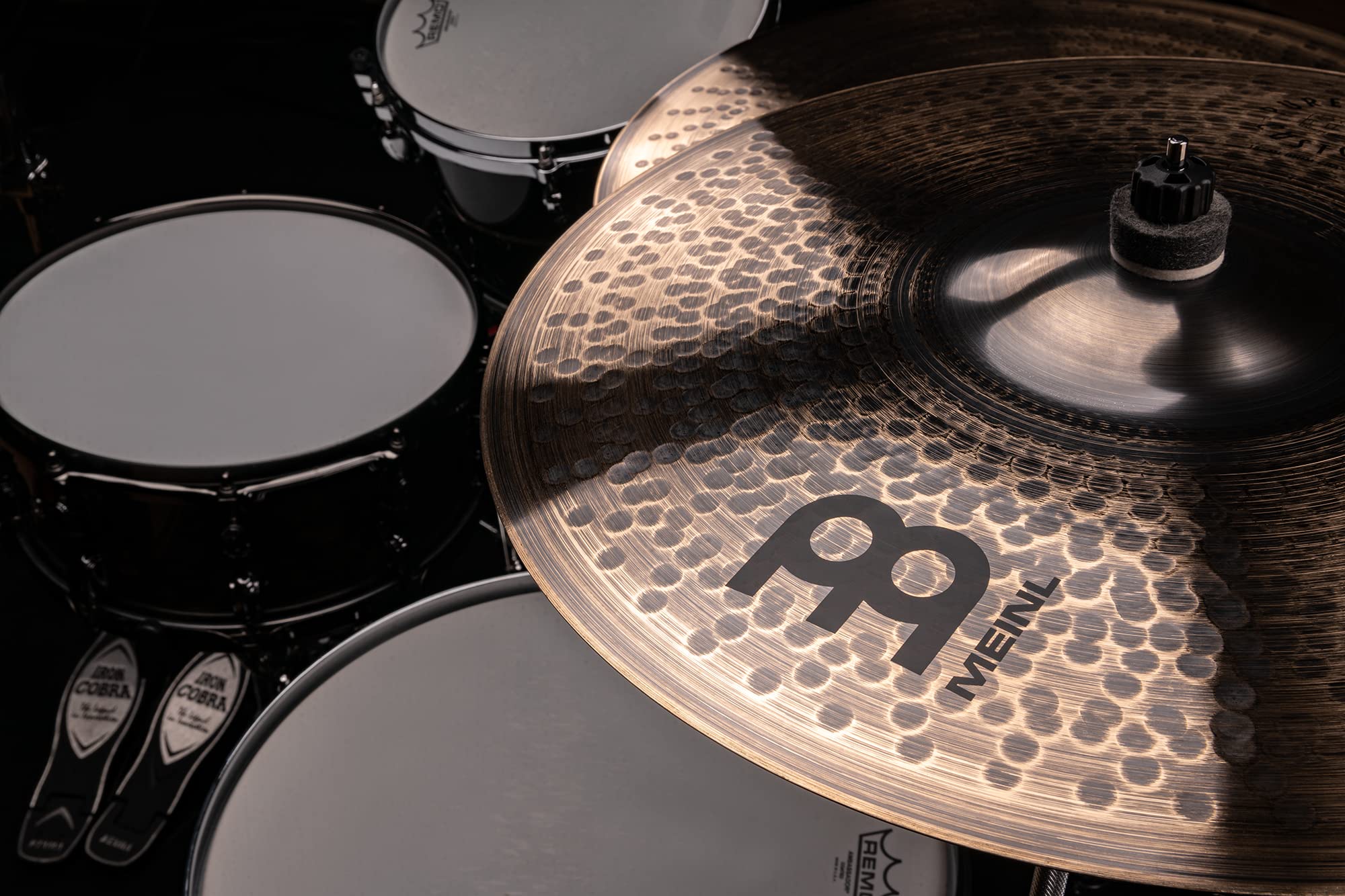 Meinl Cymbals Pure Alloy Custom 18" Medium Crash Cymbal β Made in Germany β Smoked Bronze Finish, 2-Year Warranty (PAC18MC)