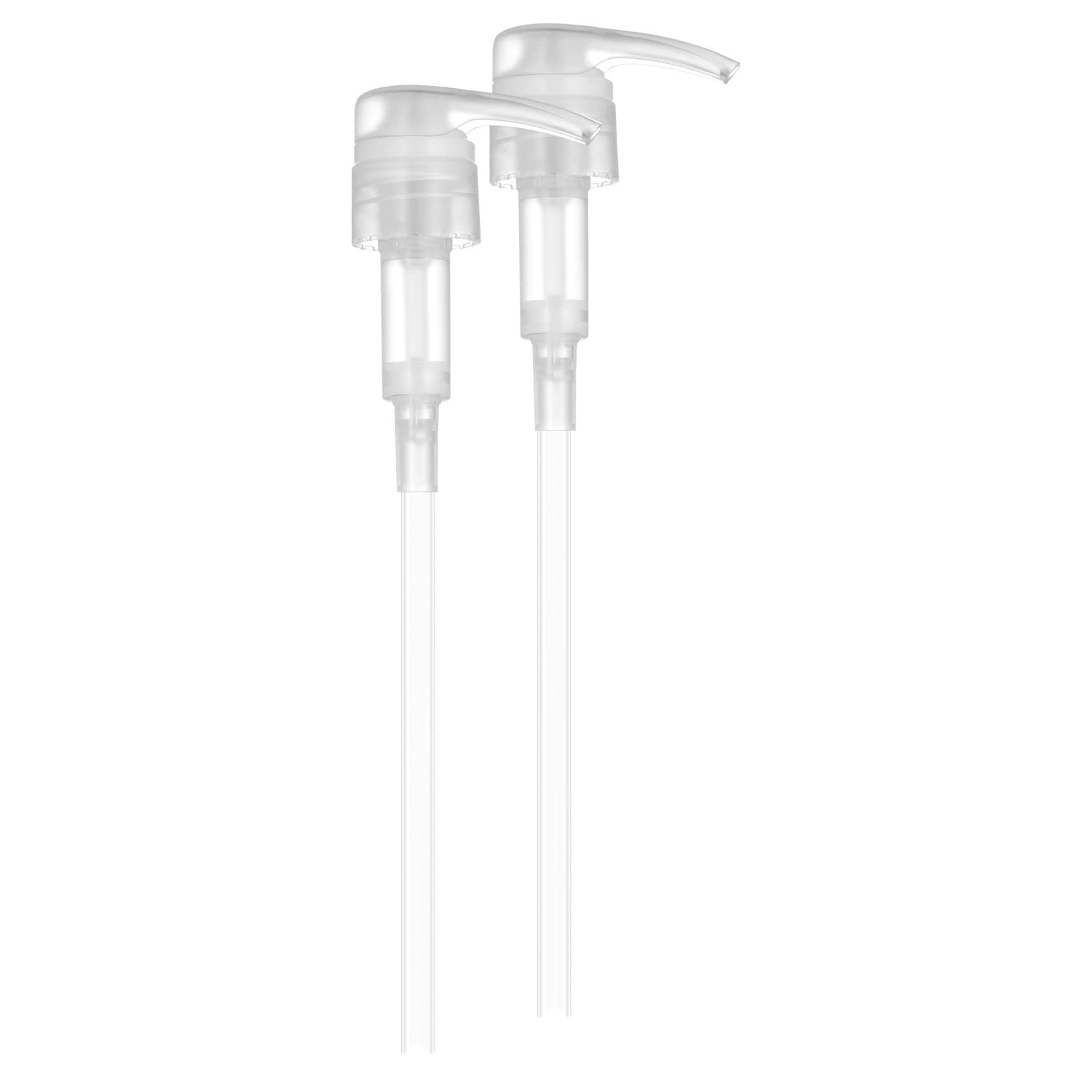 Bar5F 1 Liter Pumps for Shampoo Conditioner Lotion etc., Pump Dispenser for 33.8 Oz 1-Inch Bottle Necks, 2-Pack