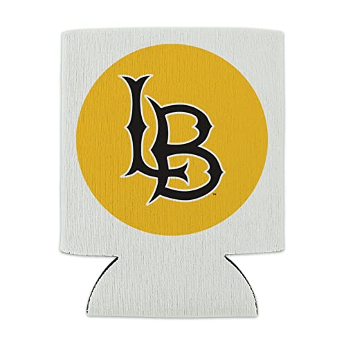 California State University Long Beach Primary Logo Can Cooler - Drink Sleeve Hugger Collapsible Insulator - Beverage Insulated Holder