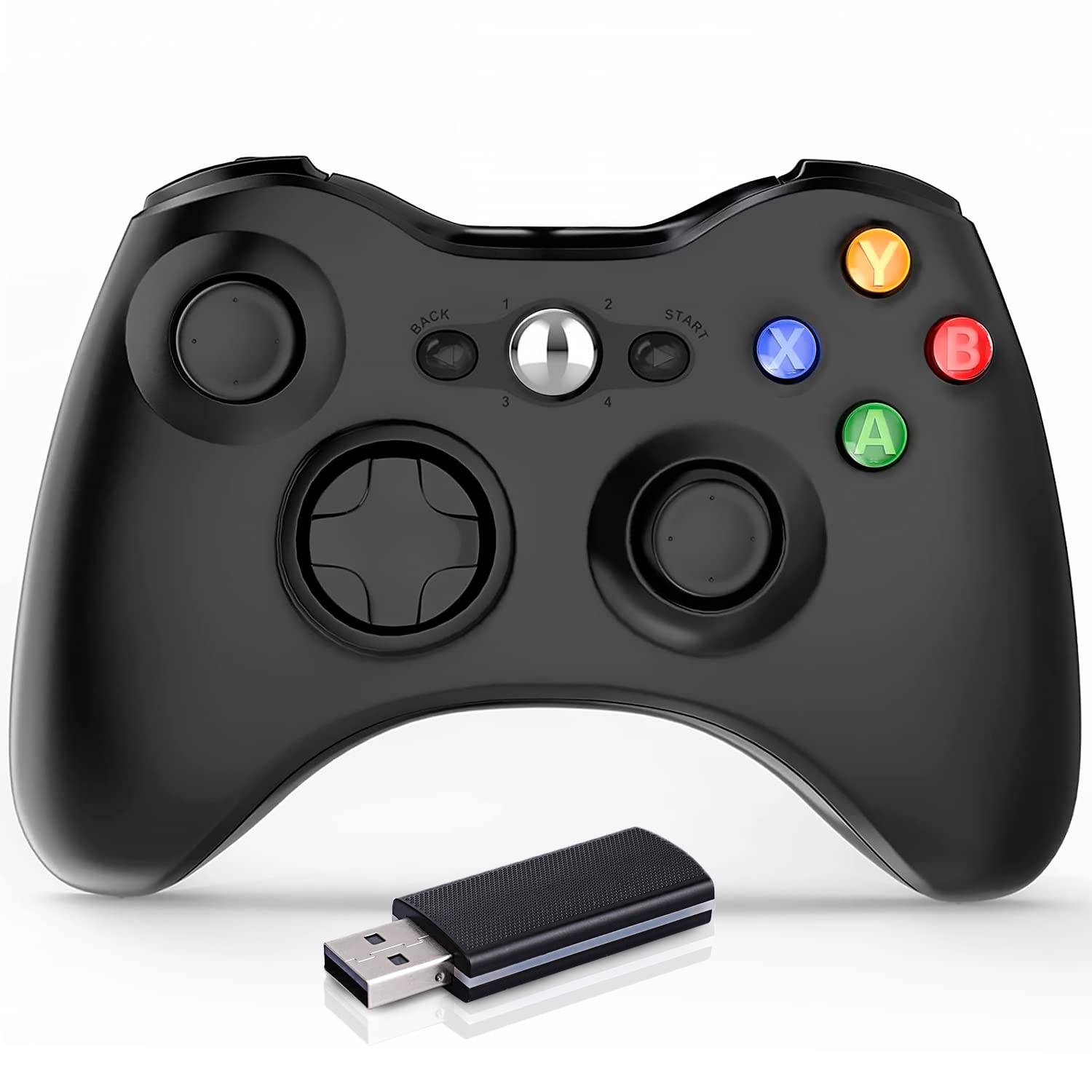 BELOPERA Wireless Controller for Xbox 360 -Black