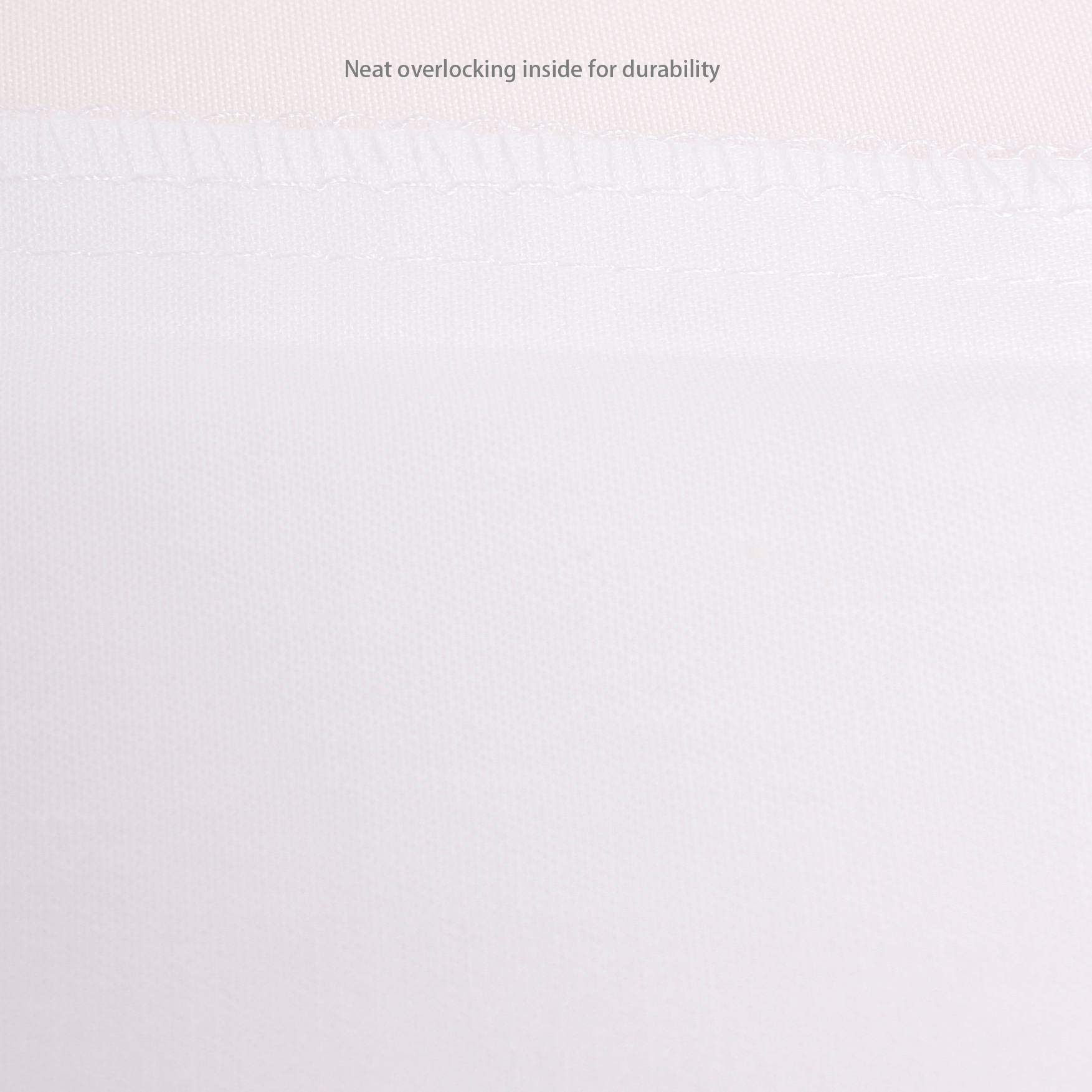 Belsden 600TC Cotton Toddler Pillowcase, 2 Pack Travel Pillow Case with Envelope Closure, 14x20in, Breathable Soft Moisture Wicking Pillow Covers Fit Small Pillow up to 14x19in, Pure White
