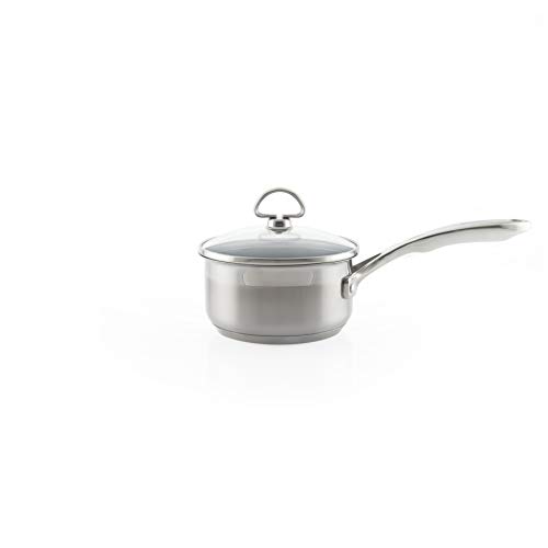 Chantal SLIN35-140C Induction 21 Steel Saucepan, 1 quart, Stainless