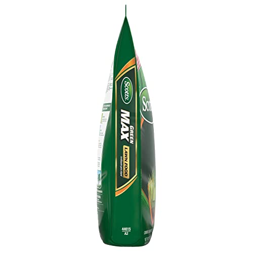 Scotts Green Max Lawn Food, Lawn Fertilizer Plus Iron Supplement for Greener Grass, 5,000 sq. ft., 16.67 lbs.