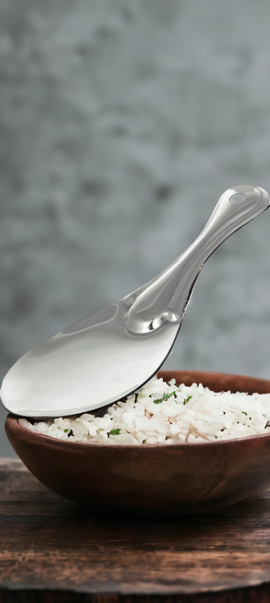 Garden Of Arts Stainless Steel Rice Serving Spoon, 26 Cms