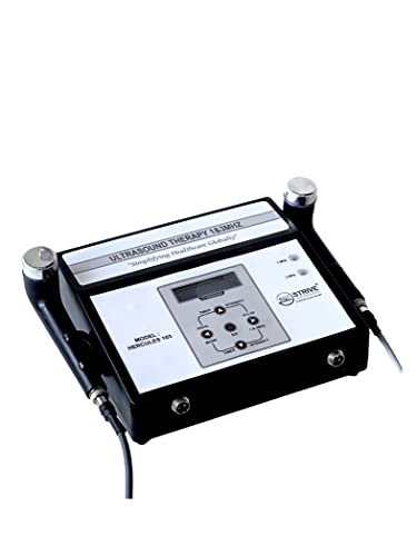 Strive Enterprises 1 &3 MHz Ultra-Sound Th-erapy Machine Ultra-Sound The-rapy Machine 103MHz (White)