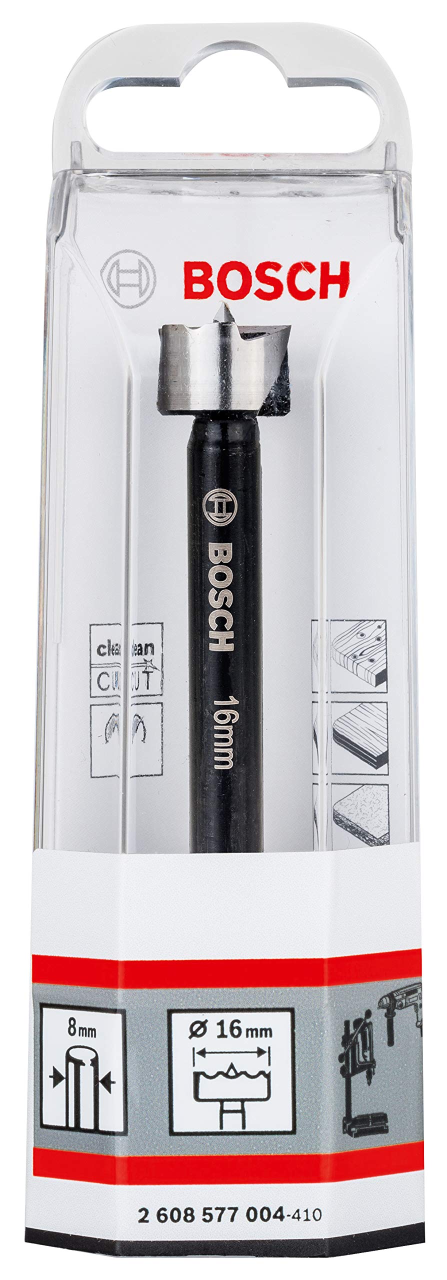 Bosch 2608577004 drill toothed 16mm Forstner Bits