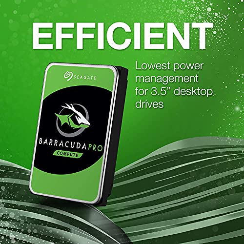 Seagate Barracuda Pro 14TB Internal Hard Drive Performance HDD β 3.5 Inch SATA 6 Gb/s 7200 RPM 256MB Cache for Computer Desktop PC (ST14000DM001) (Renewed)
