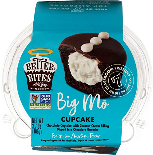 Better Bites, Big Mostess Chocolate Cupcake, 3.7 Ounce