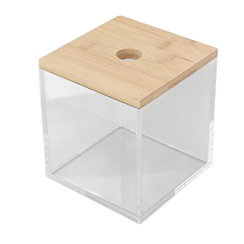 KOSDFOGE Coffee Bar Organizer, with Lid Coffee Capsule Holder, Clear Acrylic Dispenser,Tea Bag Organizer Sugar Storage Holder Coffee Bar Accessories