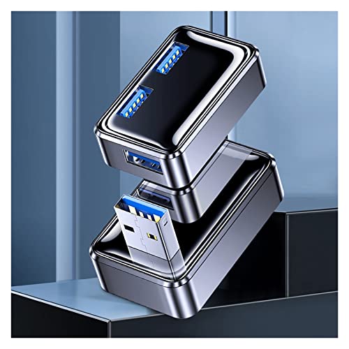 CXSDCQQ Car USB Hub 3.0 High Speed 3-Port Mini Cube USB Dock for Glove Box USB Adapter Compatible with Tesla Model 3 Y Accessories 2022