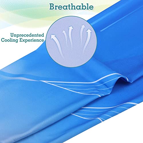 DAKWAK UV Sun Protection Arm Sleeves,Cooling Sports Sleeve for Running Cycling, 4 Pairs