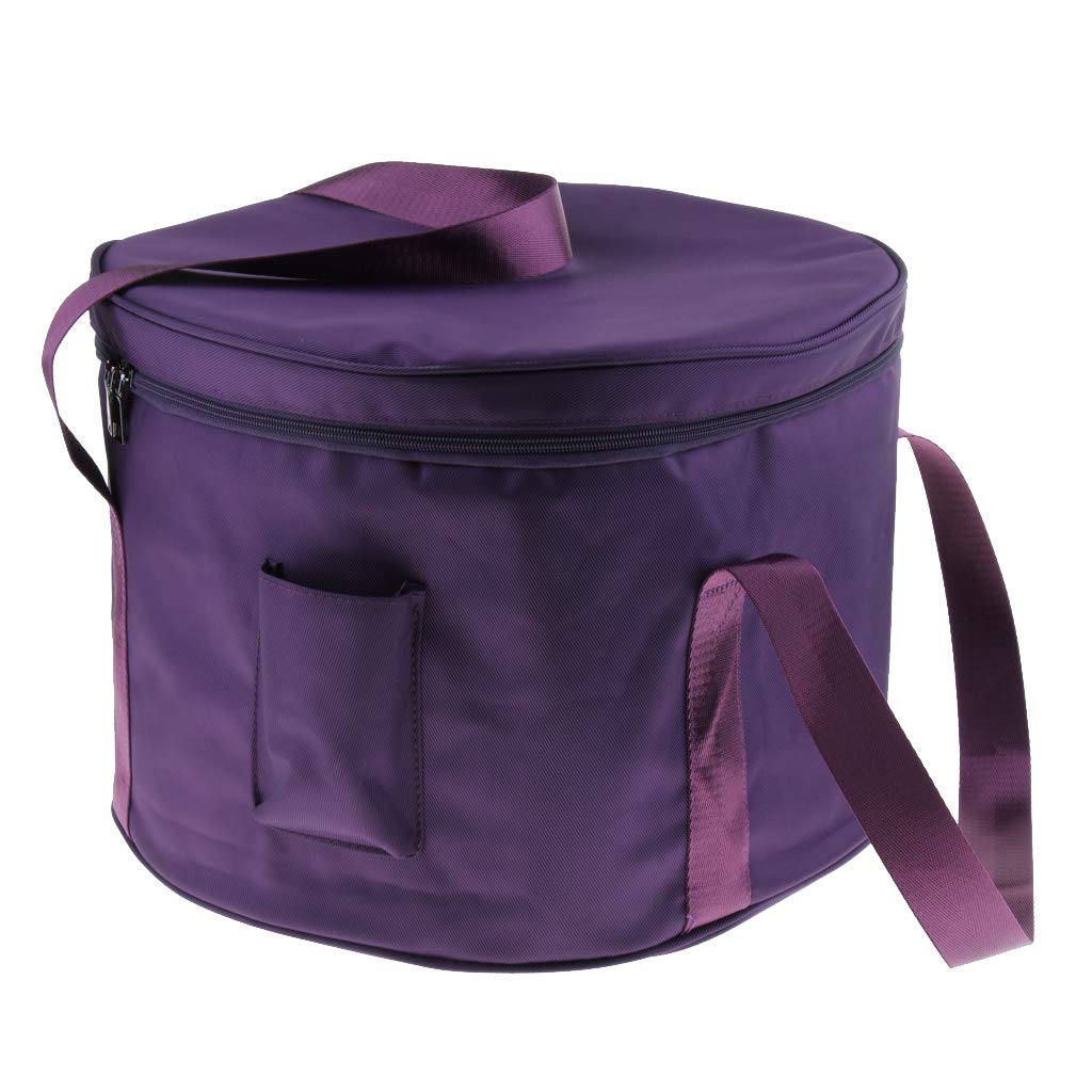 gazechimp 2 Pcs 14in Bowl Carry Cases Travelling Bags Carrier
