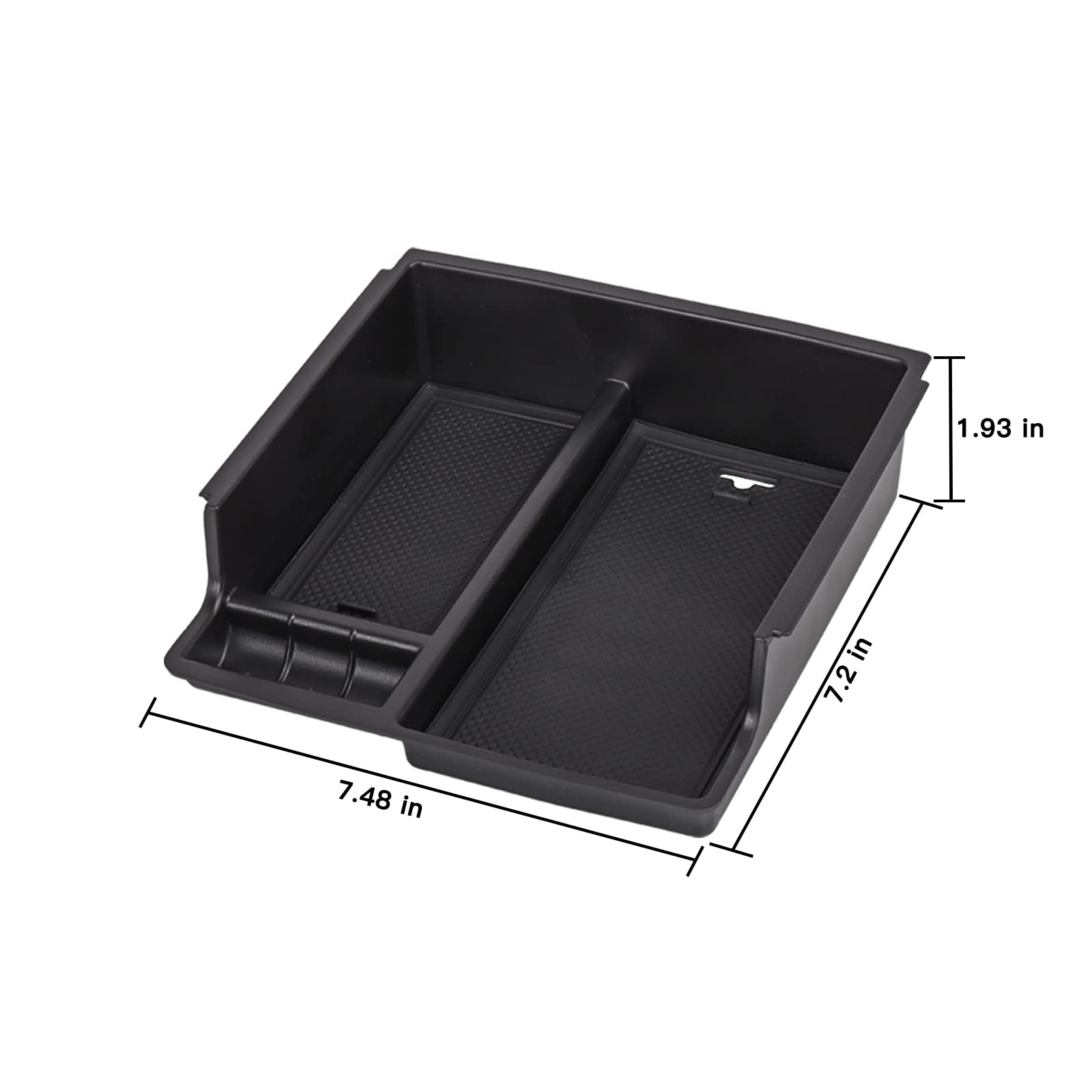 Carwiner Center Console Organizer 1PCS Compatible with 2021-2023 Ford Bronco Insert Tray Accessories Armrest Storage Box
