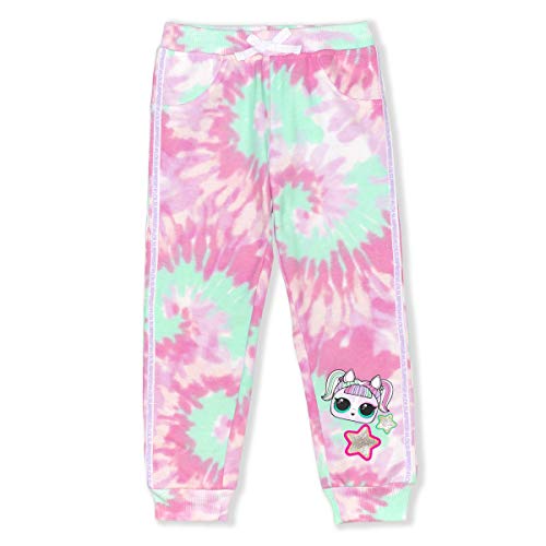 L.O.L. Surprise! Dolls 2 Pack Jogger Sweatpants for Little Girls โ Aqua or Pink