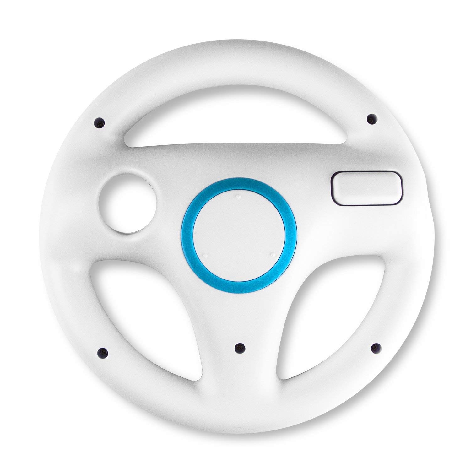 Beastron Mario Kart Racing Wheel, 2 Sets White Color Bundle