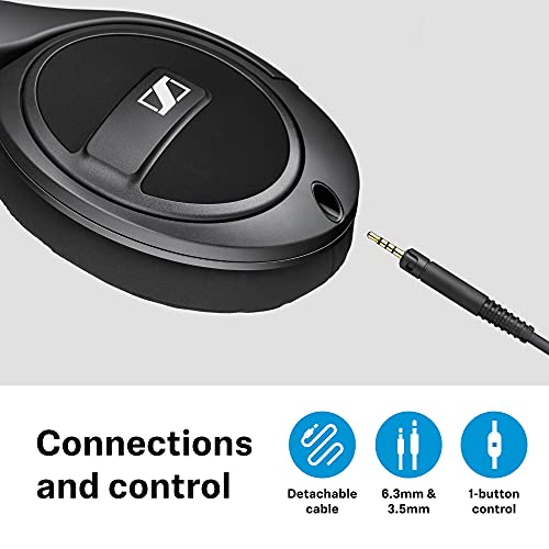 SENNHEISER HD 569 Closed Back Headphone,Black