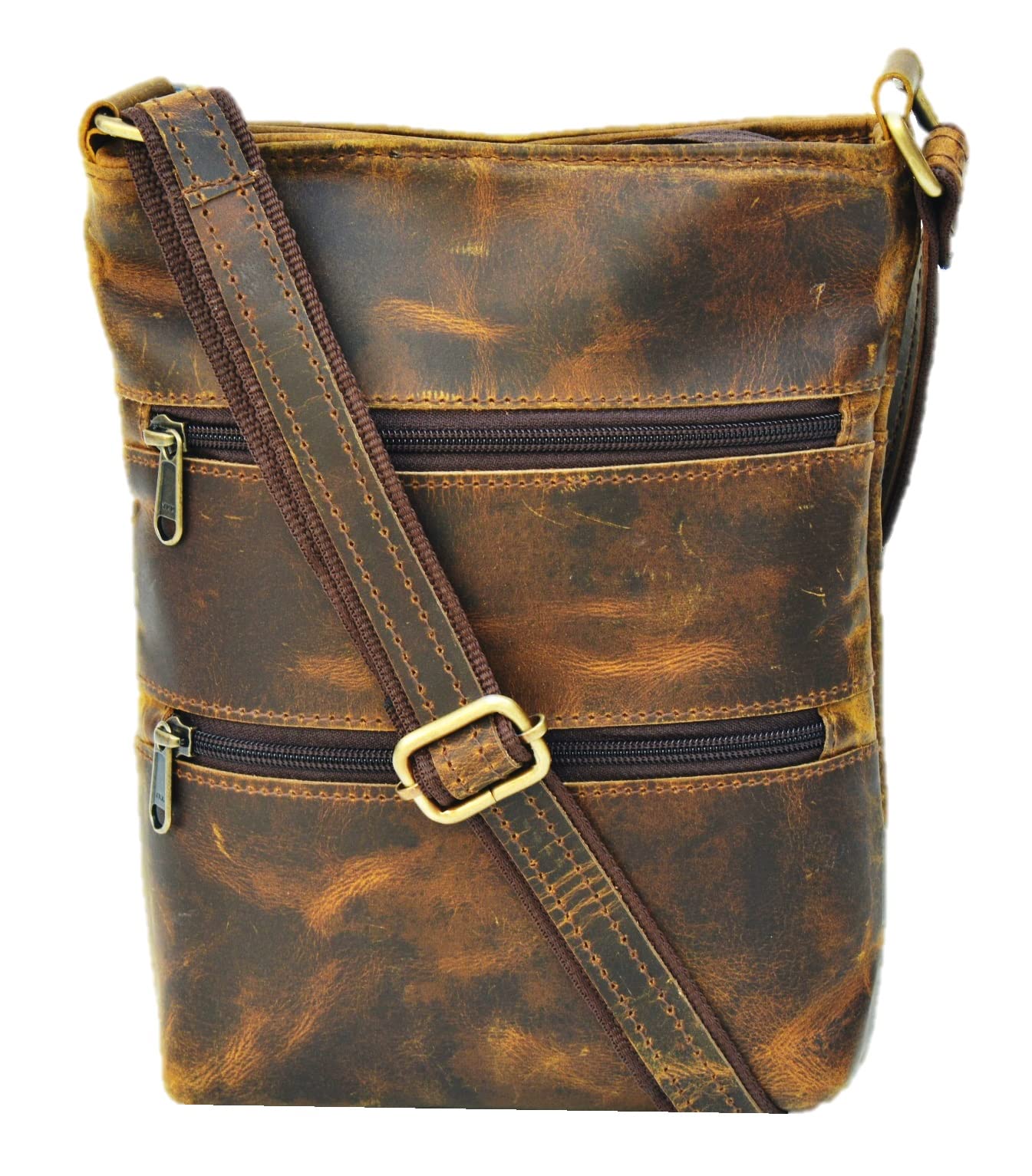 Jony Vintage Small Sling Bag for Women Leather Fashionable Crossbody Handbag Shoulder Travel Vintage Handmade Purse