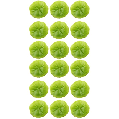 PRETYZOOM 60PCS Mini Artificial Floating Foam Lotus Leaves Lily Pads Artificial Foliage Pond Decor for Pond Pool Home Aquarium Decoration (2.36")