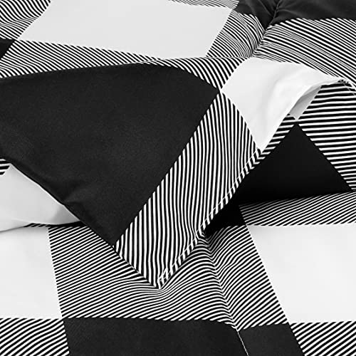 Safdie & Co. 60538.3DQ.01 Buffalo Collection Buffalo 3Piece Comforter Set, Full/Queen