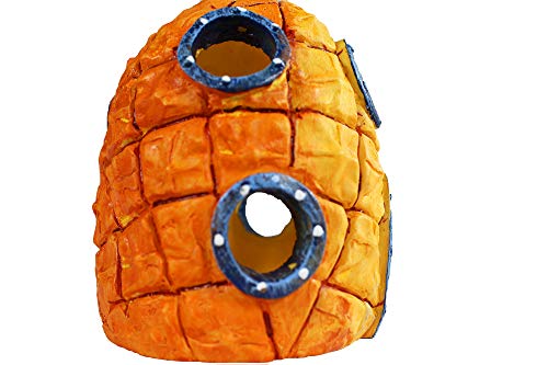 Penn-Plax Spongebob Squarepants Officially Licensed Aquarium Ornament – Spongebob’s Pineapple House – Large